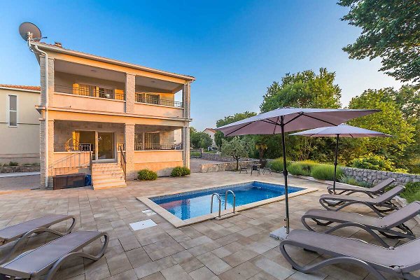 Ferienhaus VESNA mit Pool in Milovcici ab 200 € direkt bei Firma TA Krk Adria, Herr T. Cimerman ...