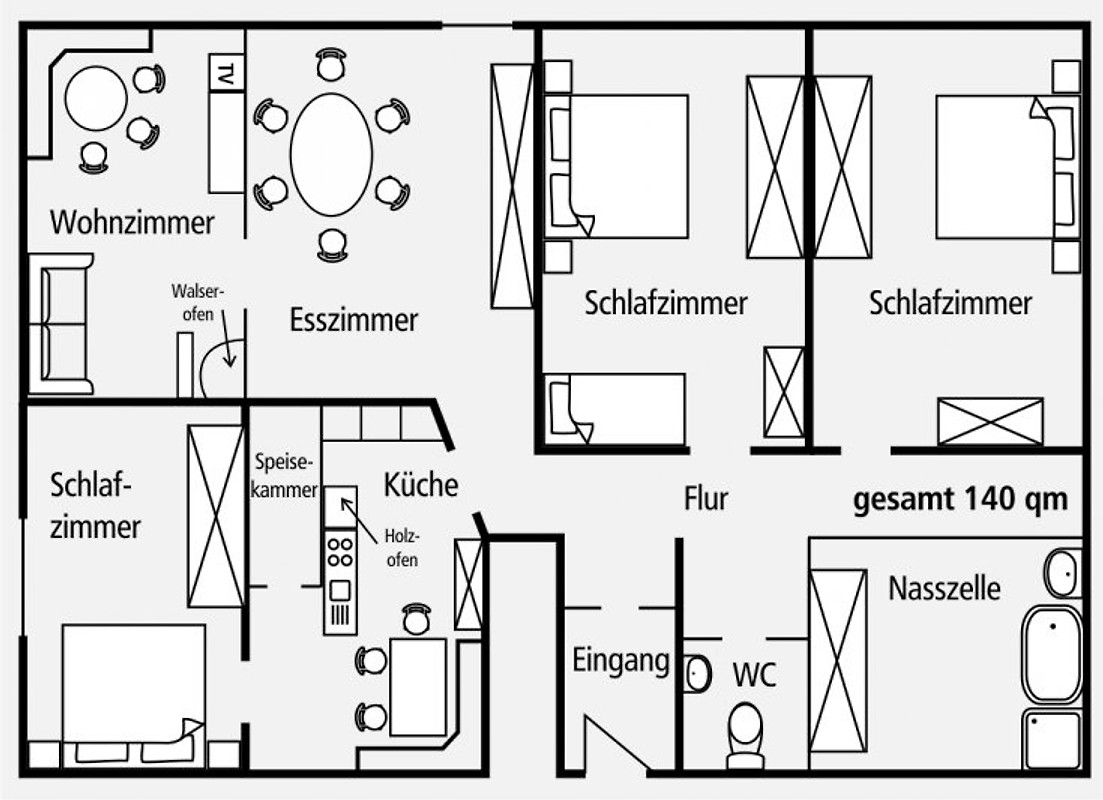 5-Zimmer Fewo 4- 9 Pers. 140 qm, in Riezlern - Firma Berghof Felder ...